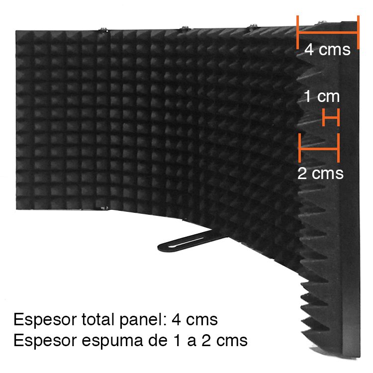 Panel acústico Micrófono 5 paneles aislamiento – Netexpertos • Tienda ...