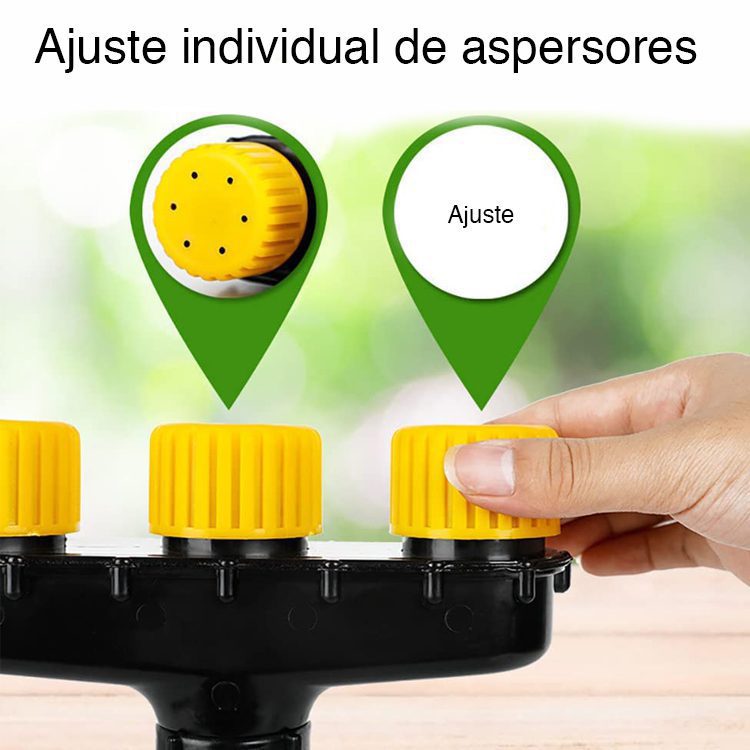 Aspersor para manguera 5 aspersores riego jardín • Netexpertos • Tienda de Computación ...