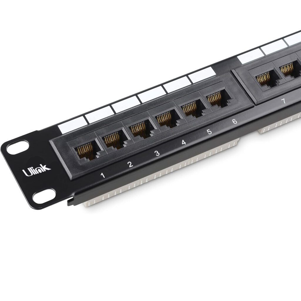 Patch Panel Cat 6 Ulink — Conexiones eficientes